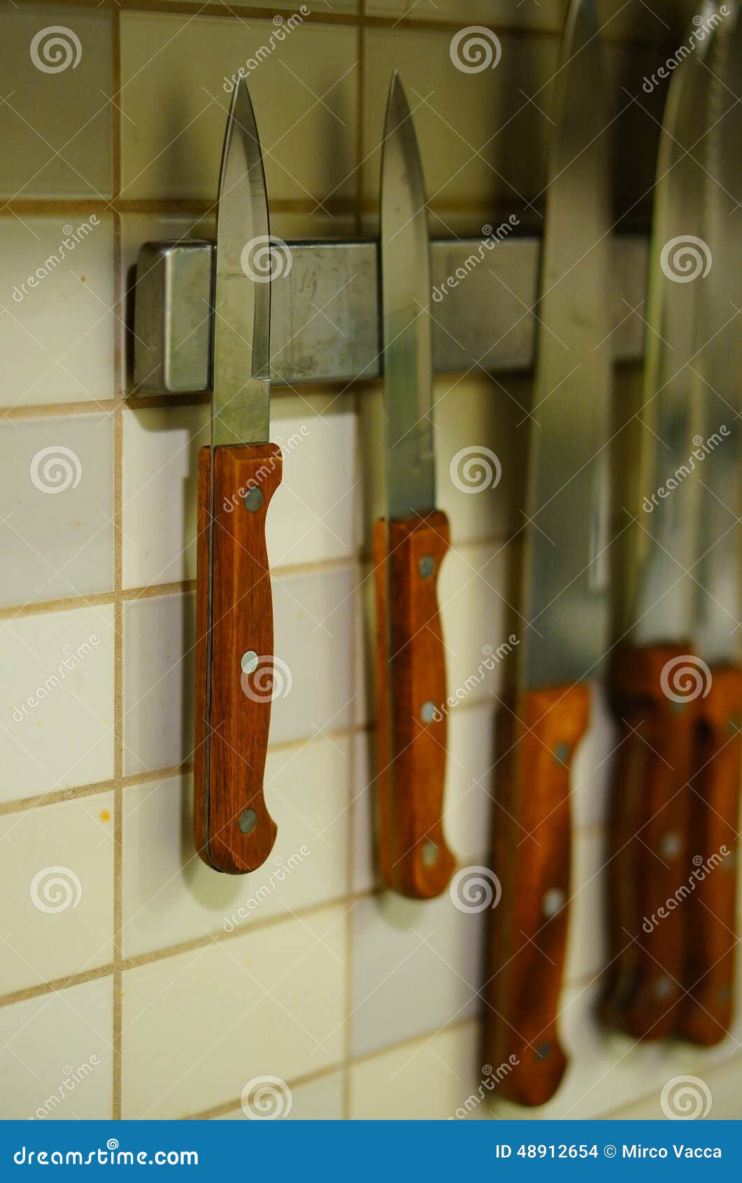 Hanging knives stock photo. Image of knives, hanging - 48912654