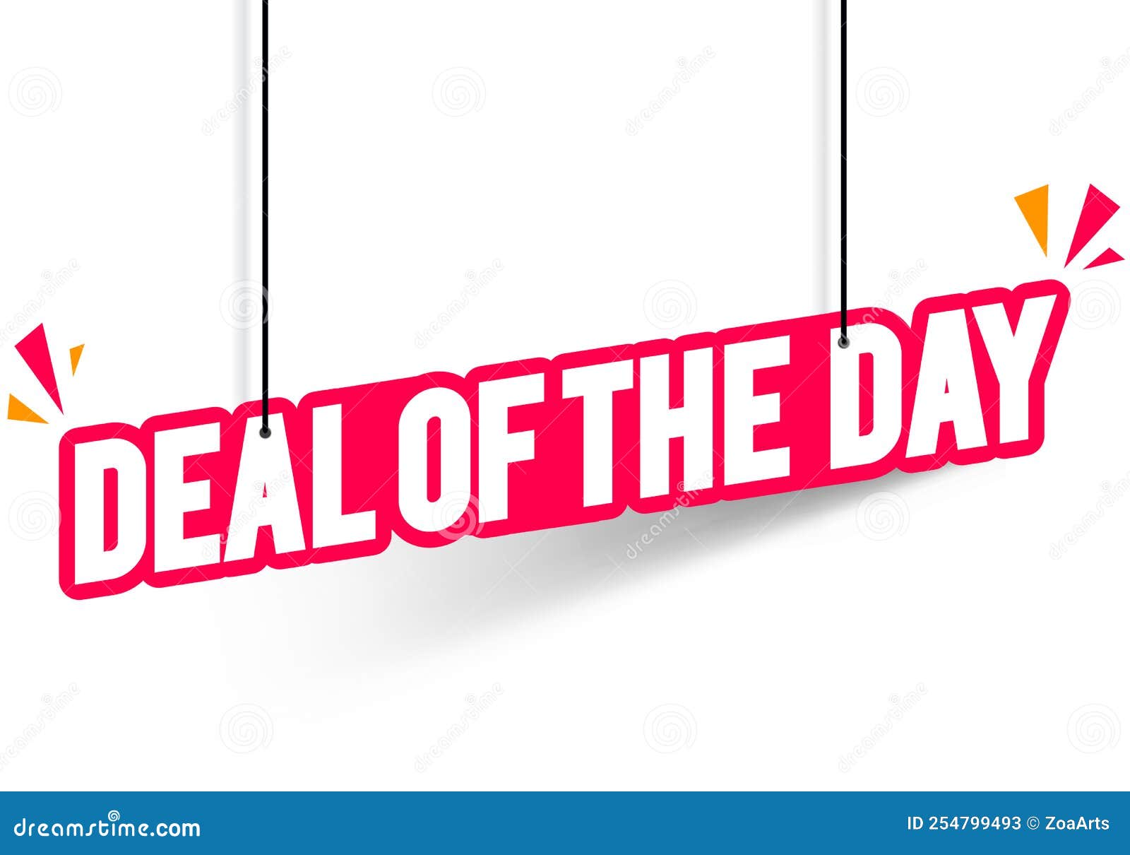 Hanging Label Vector Illustration | CartoonDealer.com #7425822