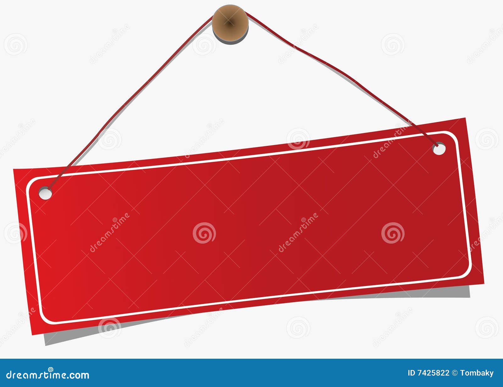Hanging label stock vector. Illustration of shopping, string - 7425822
