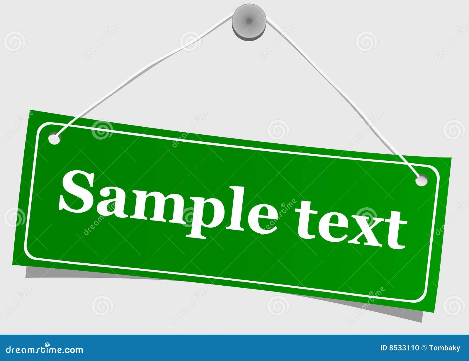 Hanging label stock vector. Illustration of retail, store - 8533110