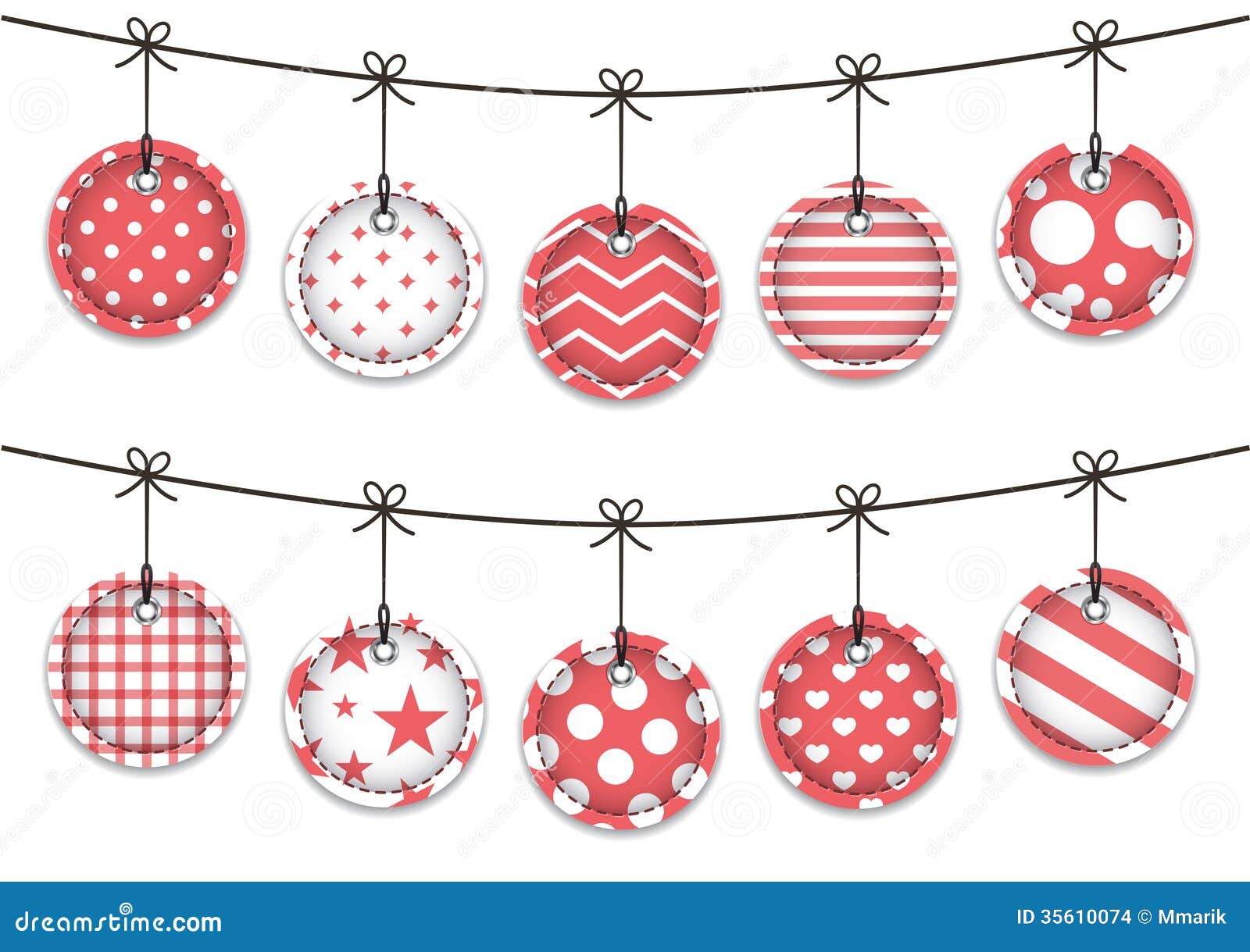 Hanging labels stock vector. Illustration of decor, graphic - 35610074