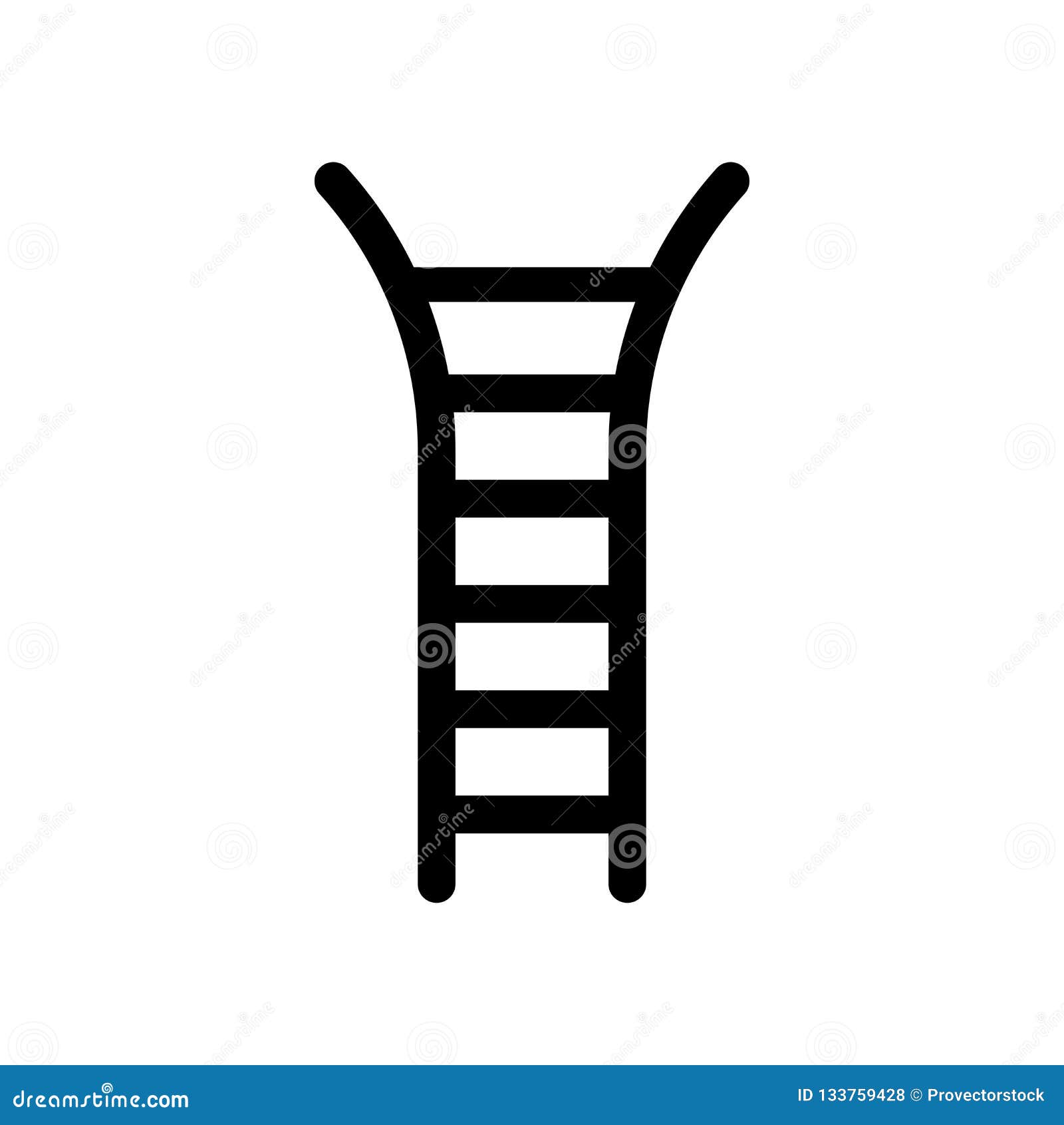 Hanging Ladder Icon Vector Sign and Symbol Isolated on White Background ... Hanging Ladder Icon Vector Sign and Symbol Isolated on White Background ...