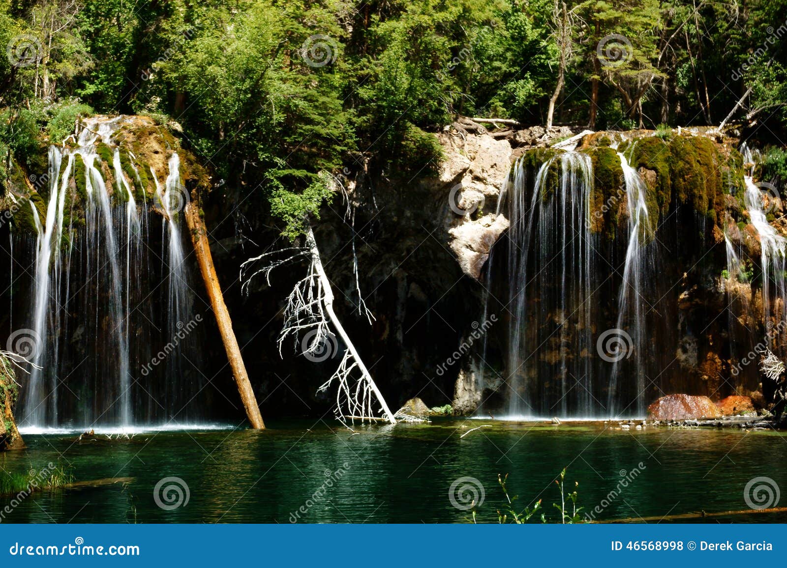 Hanging Lake stock photo. Image of waterfall, falls, hike - 46568998