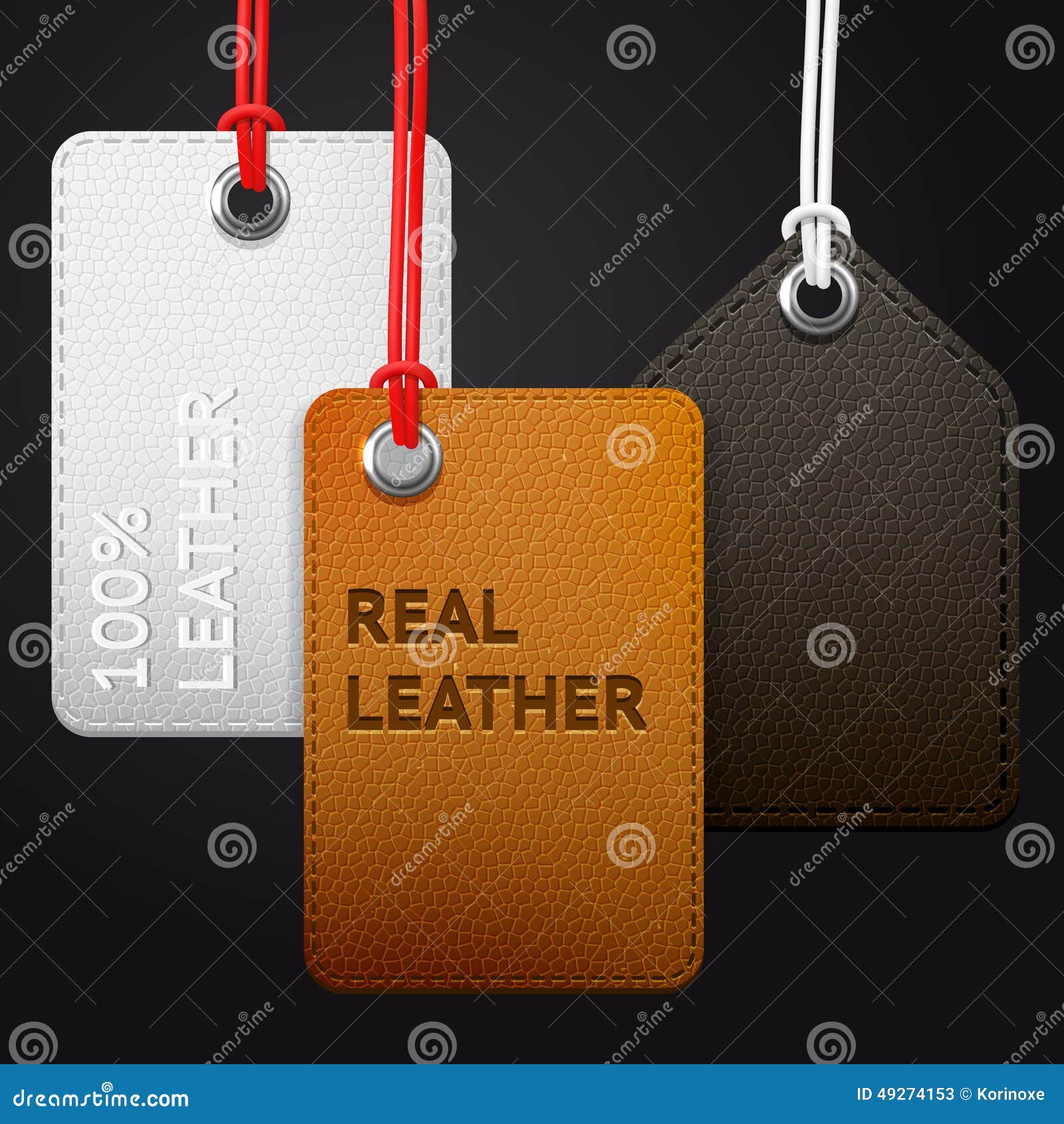 Set Of Vector Tags With Watercolor Textures | CartoonDealer.com #81415000