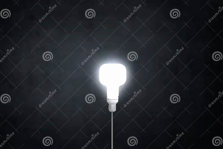 Hanging light bulb stock photo. Image of illuminated - 58594672