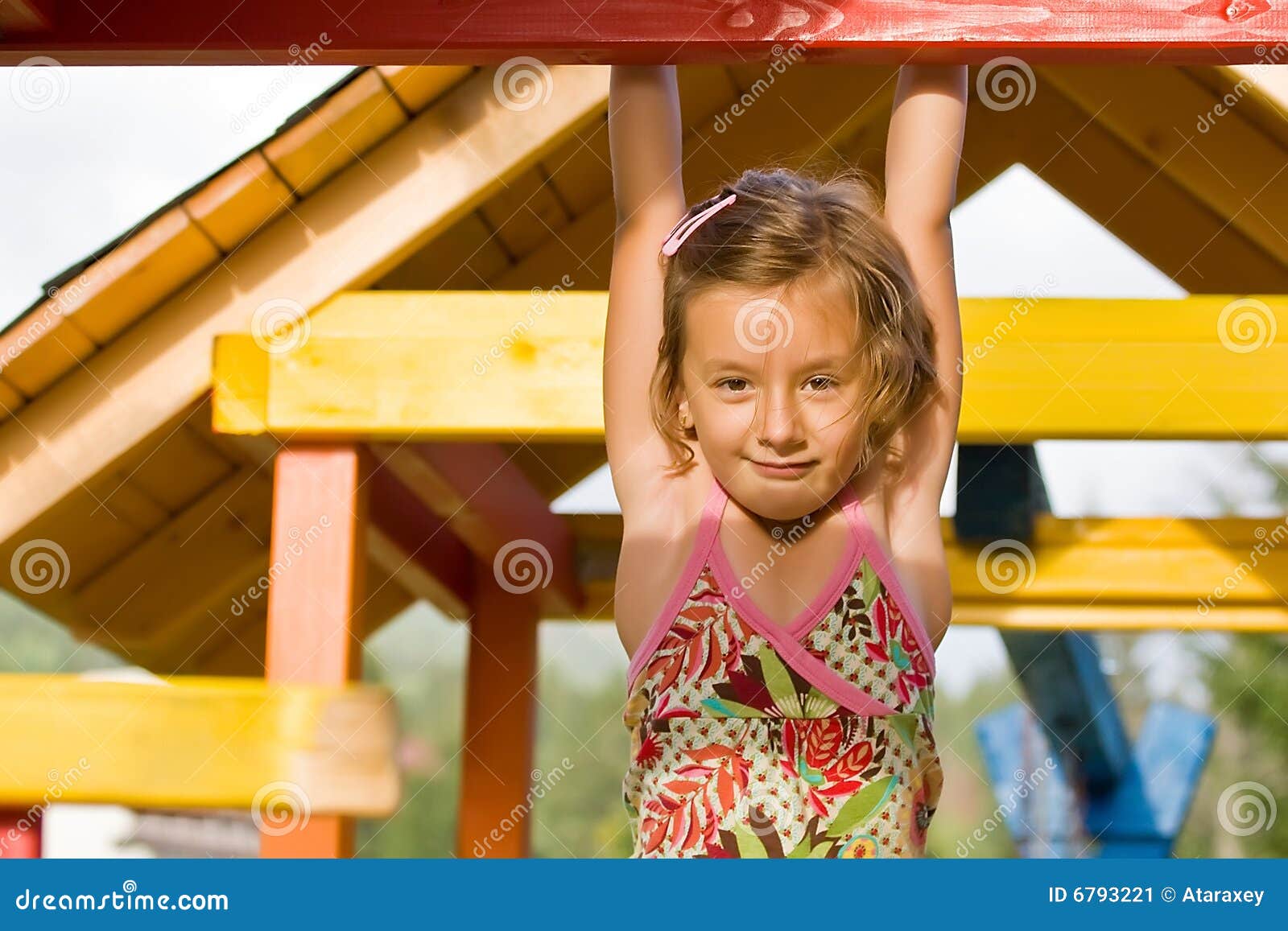 Hanging Little Girl Royalty-Free Stock Photography | CartoonDealer.com ...