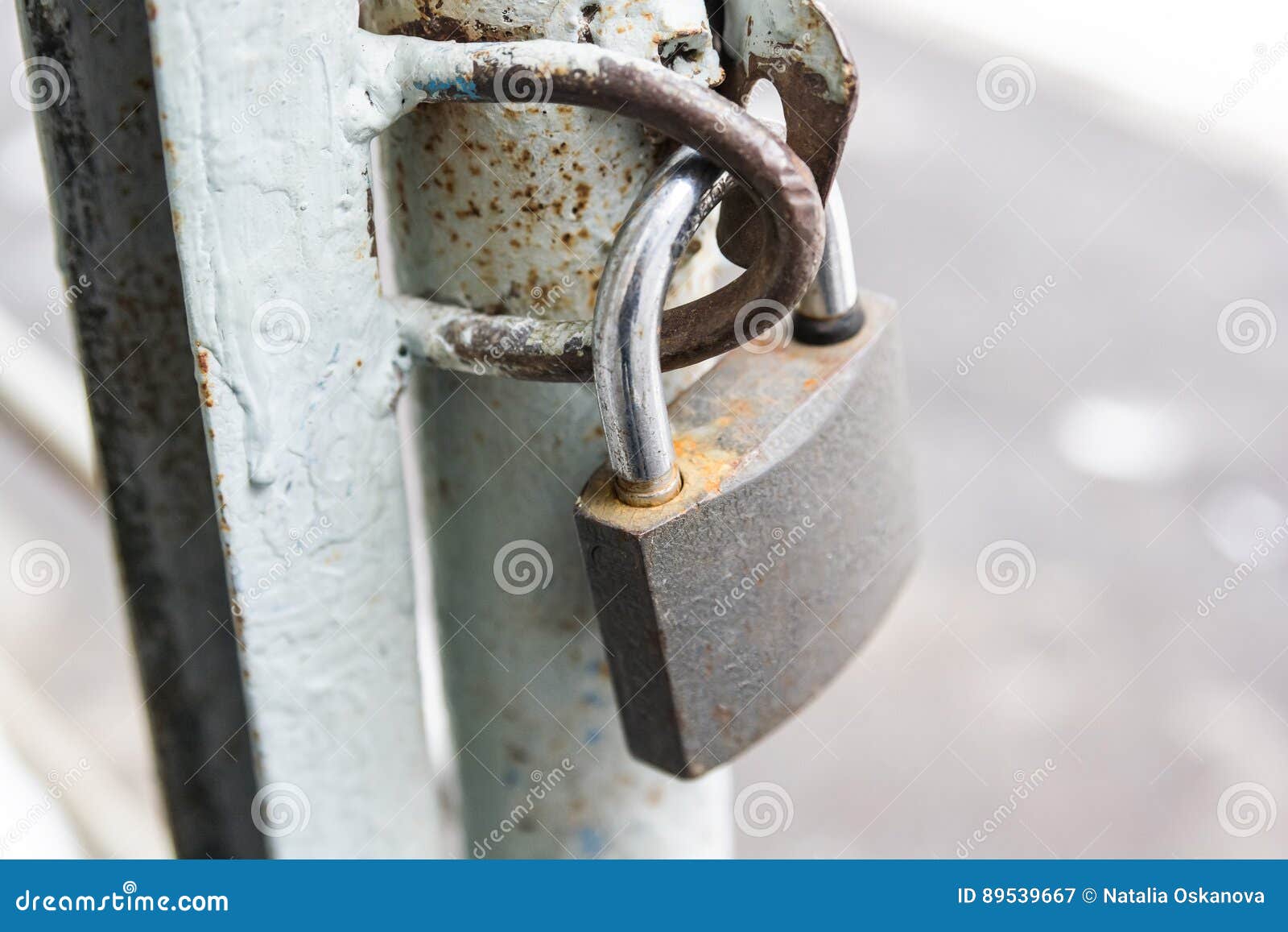 Hanging metal padlock stock image. Image of padlock, prison - 89539667