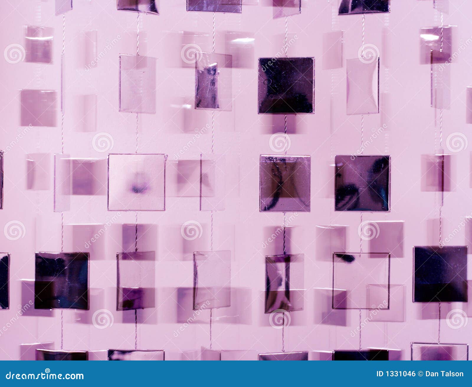 Hanging mirrored squares stock photo. Image of spinning - 1331046