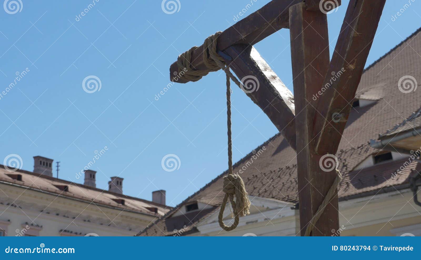 Hanging Noose with Blue Sky Stock Footage - Video of death, hung: 80243794