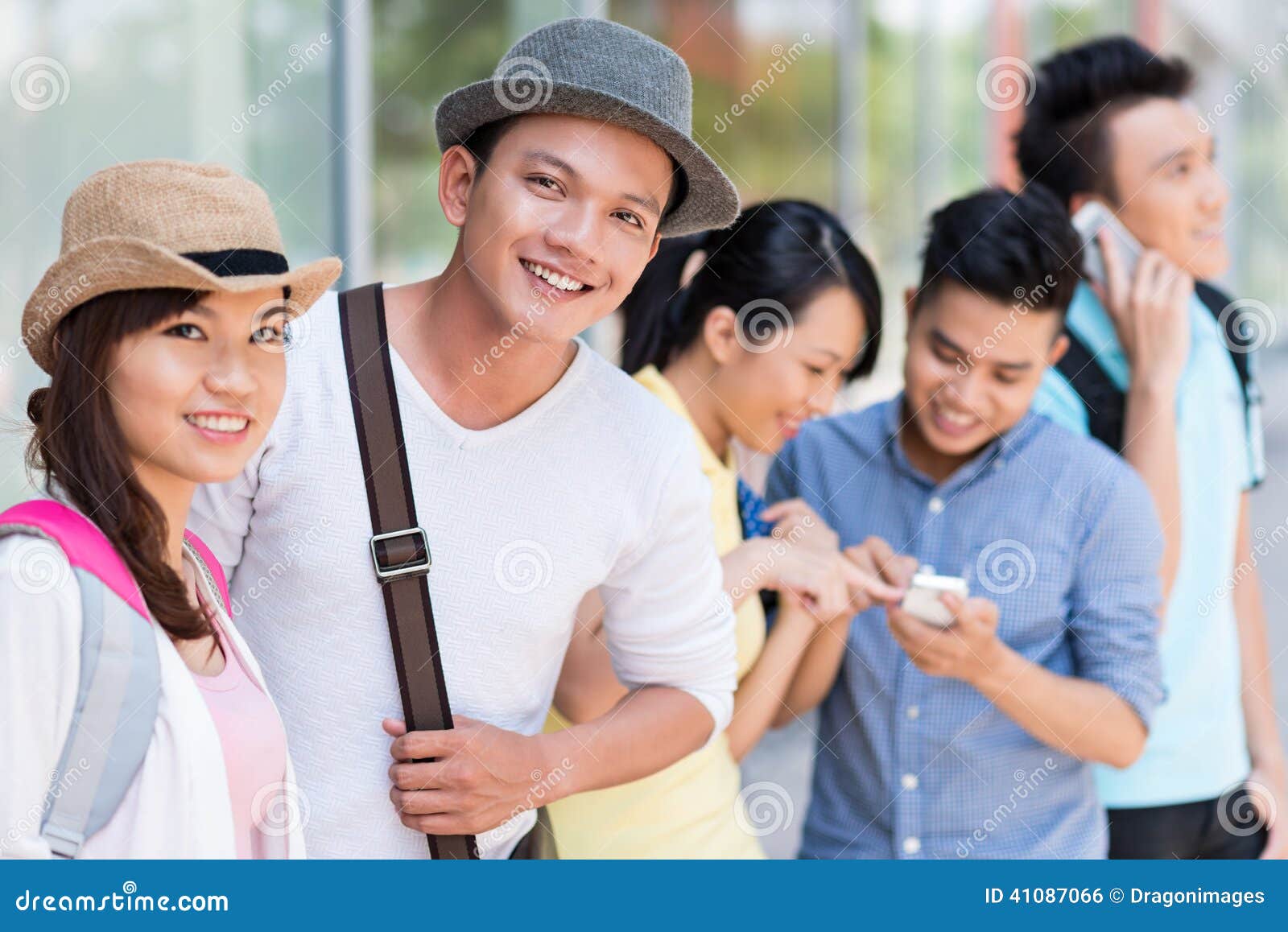 Hanging out stock photo. Image of excited, smart, pretty - 41087066