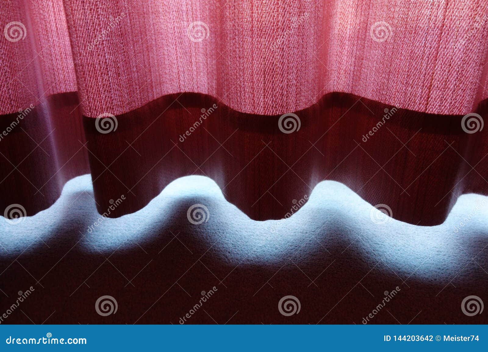 Red curtain stock photo. Image of shadow, curtain, texture - 144203642