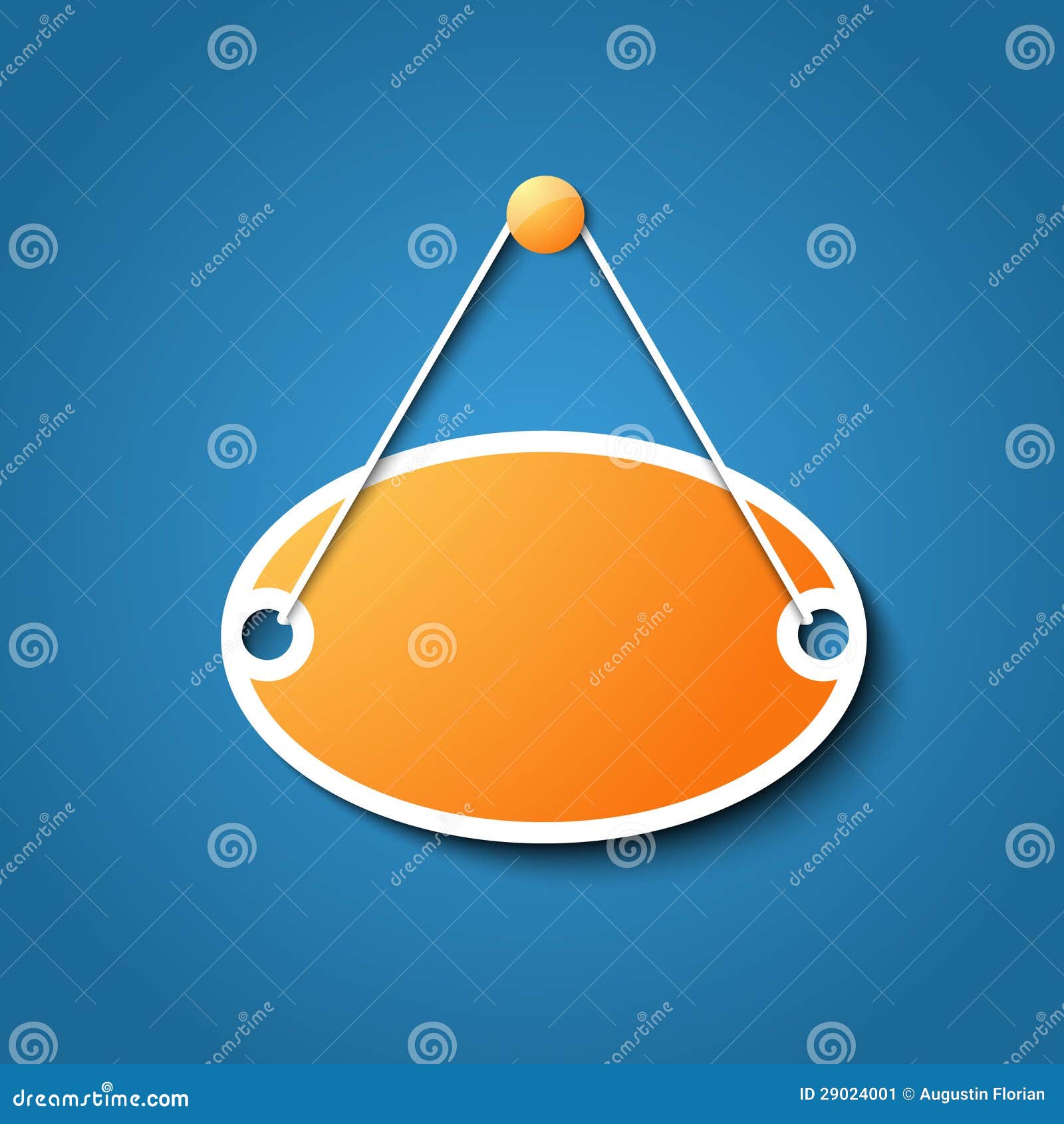 Hanging sign stock vector. Illustration of customer, promotion - 29024001