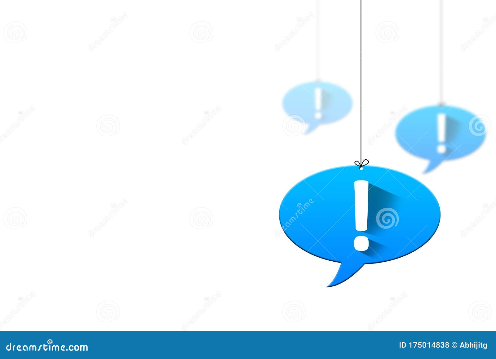 Hanging Speech Bubbles Vector Design | CartoonDealer.com #57044501