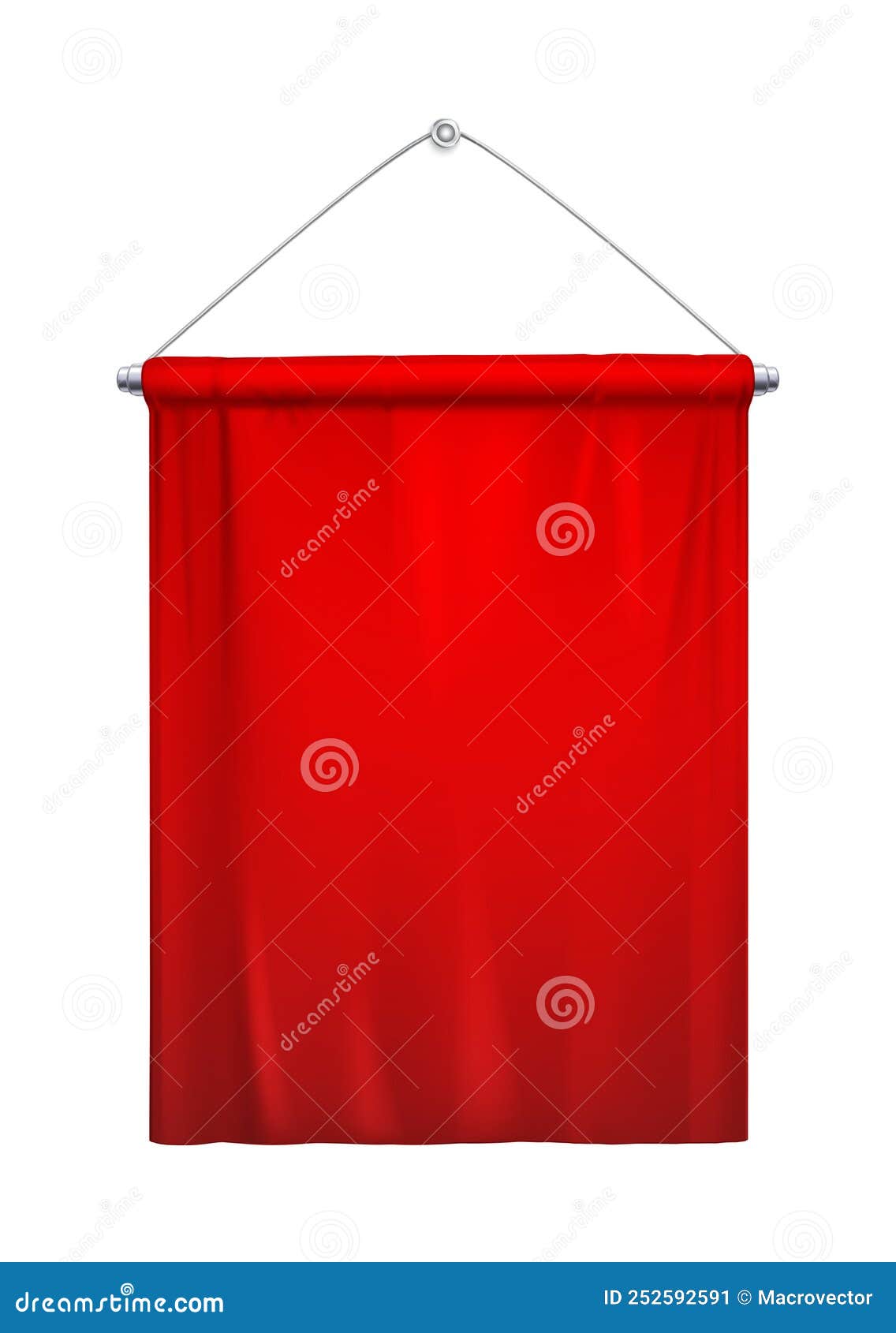 Hanging Square Pennant Composition Stock Vector - Illustration of ...