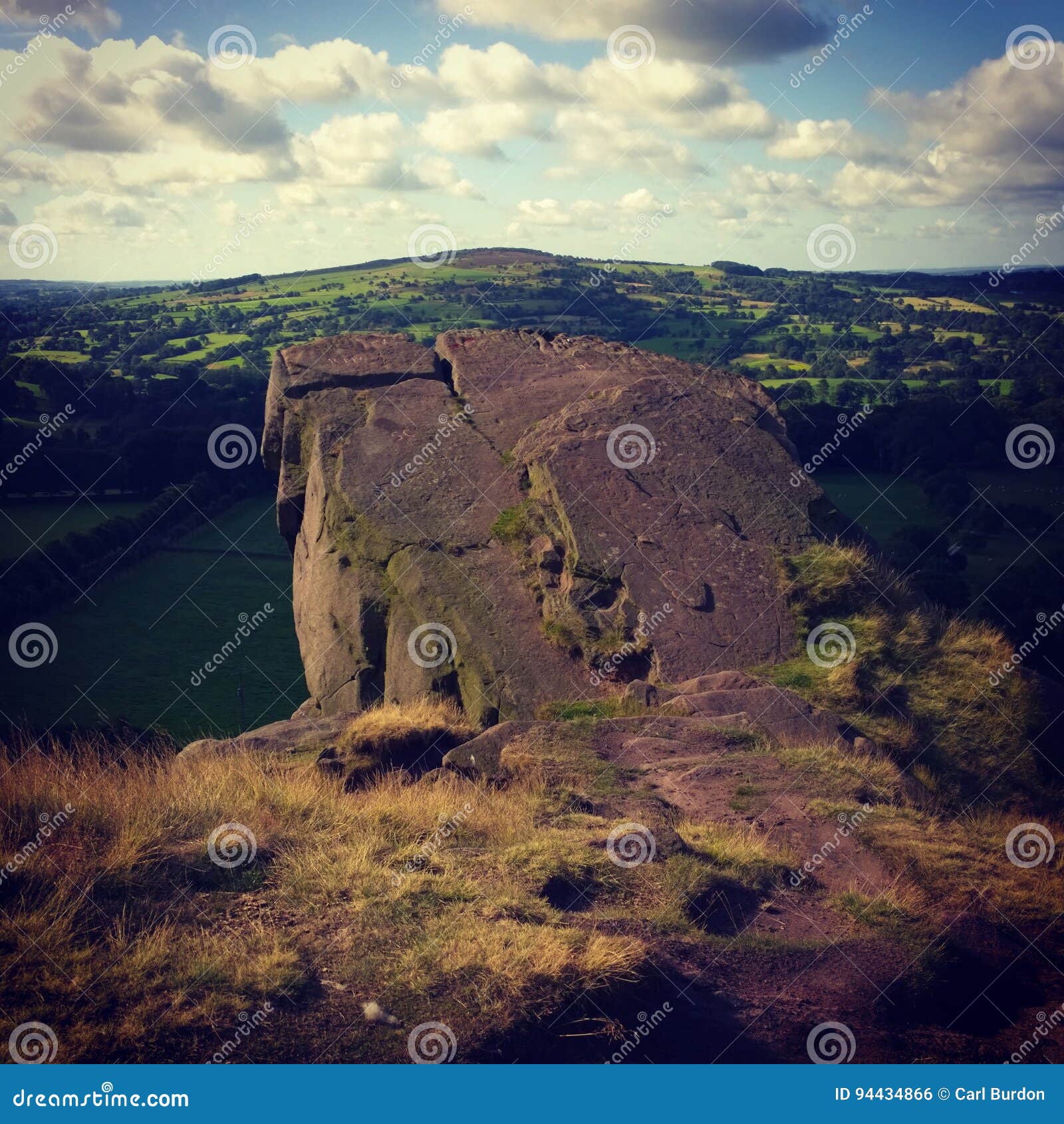 The Hanging Stone stock photo. Image of hill, mountain - 94434866