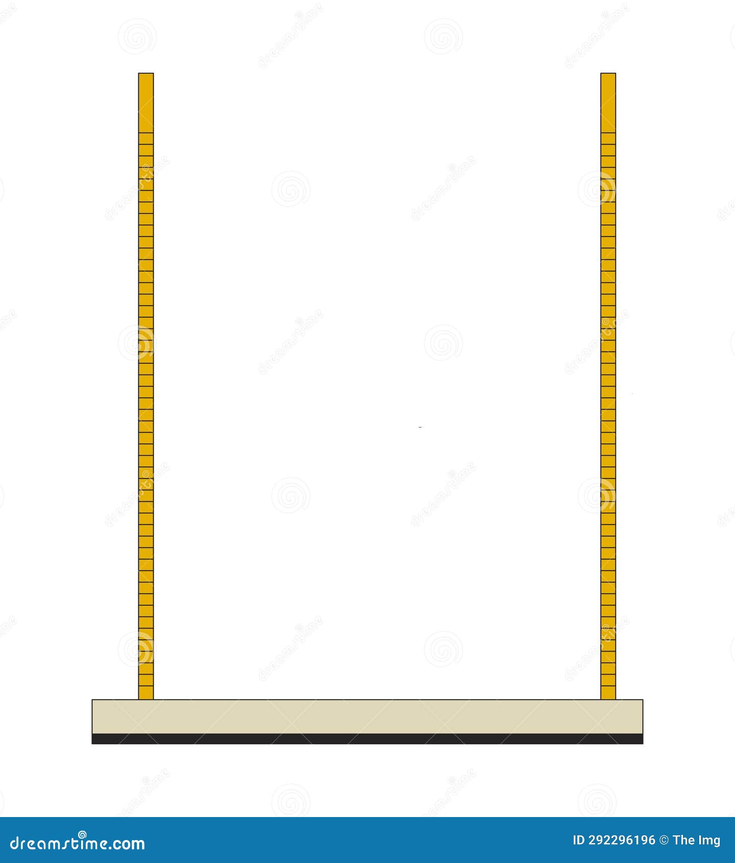 Hanging Swing 2D Linear Cartoon Object Stock Vector - Illustration of ...