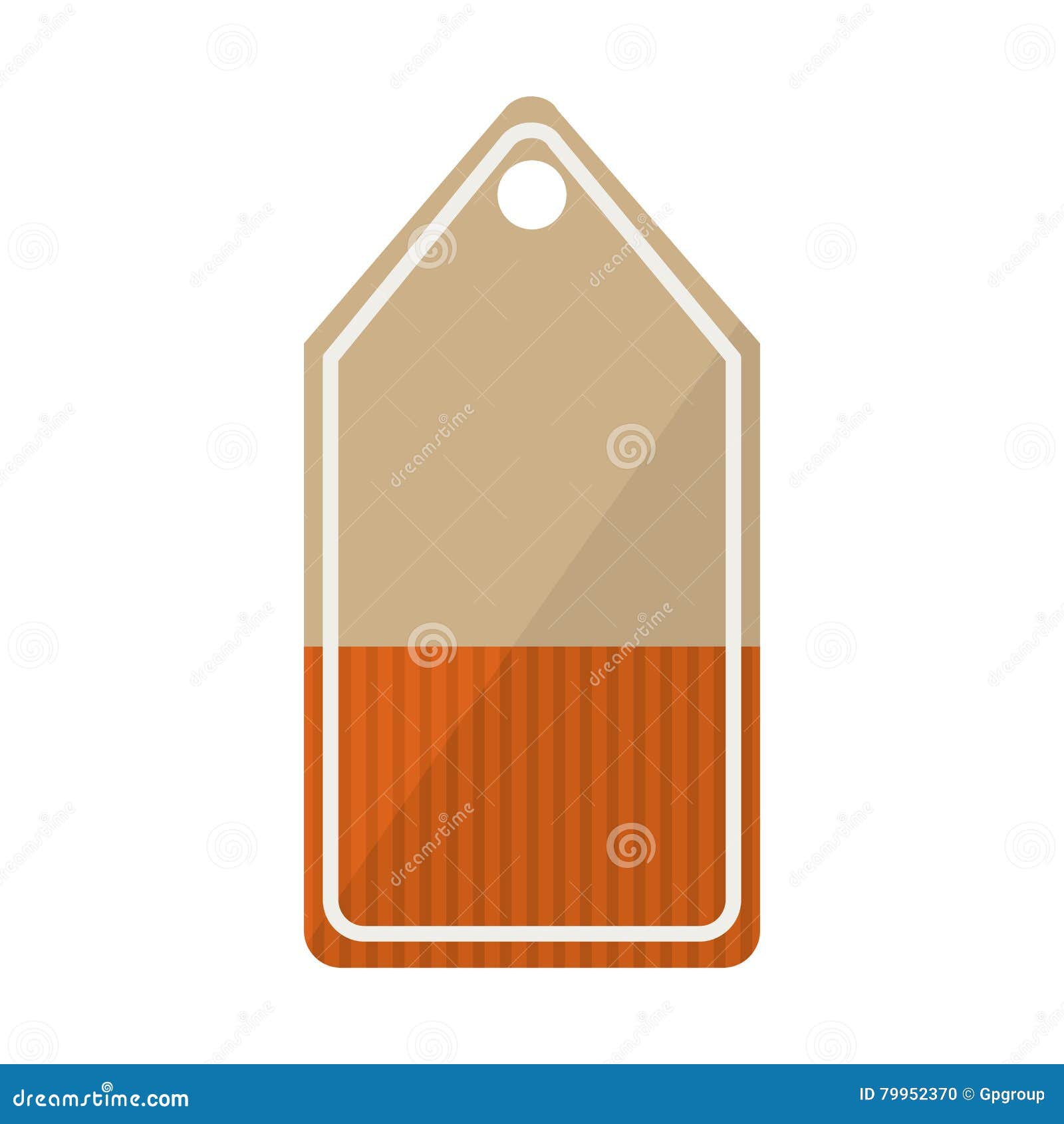 Hanging tag icon stock vector. Illustration of message - 79952370