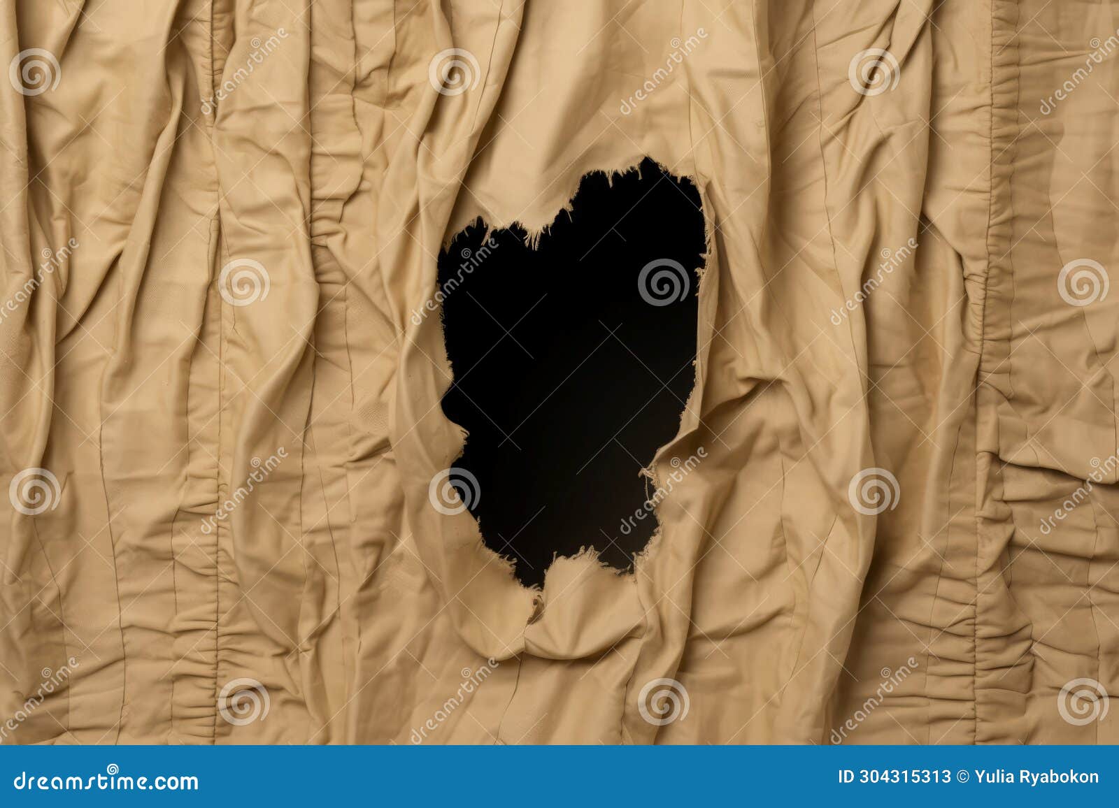 Hanging Teared Rag. Generate Ai Stock Image - Image of raggedy, detail ...