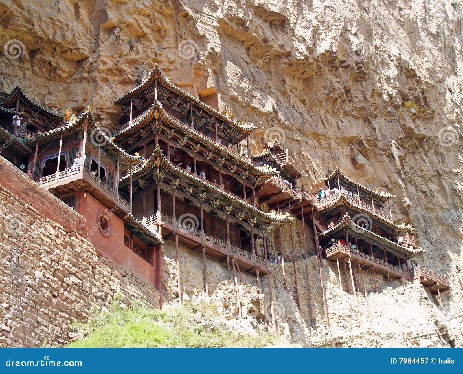 Hanging Temple 1 stock image. Image of wood, nature, mountain - 7984457