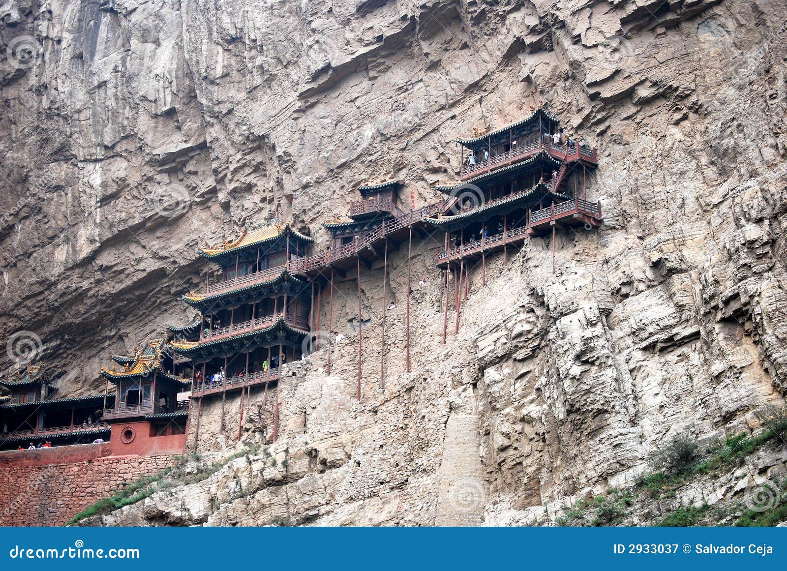 Hanging temple stock image. Image of china, travel, architecture - 2933037