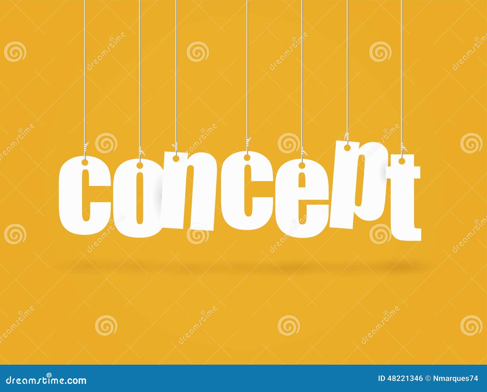 Hanging Text stock vector. Illustration of letters, hanging - 48221346