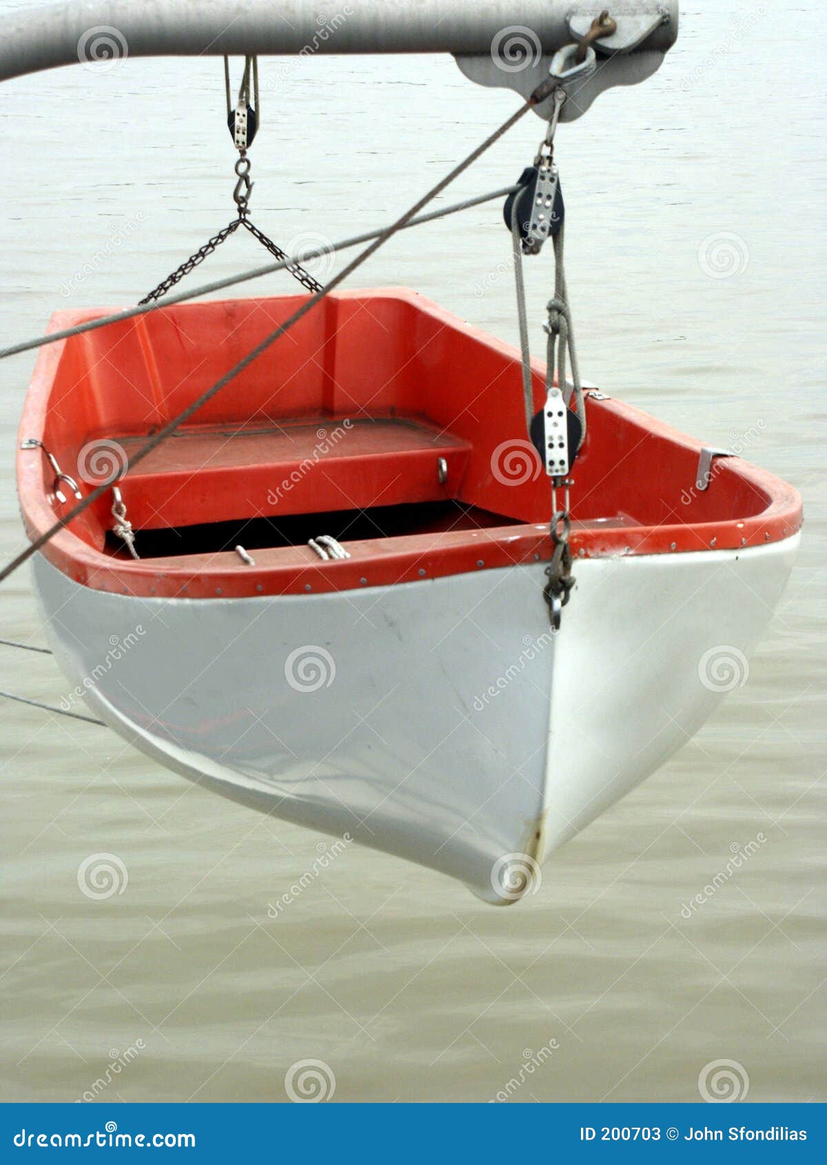 Hanging by a Thread stock image. Image of hanging, boat - 200703