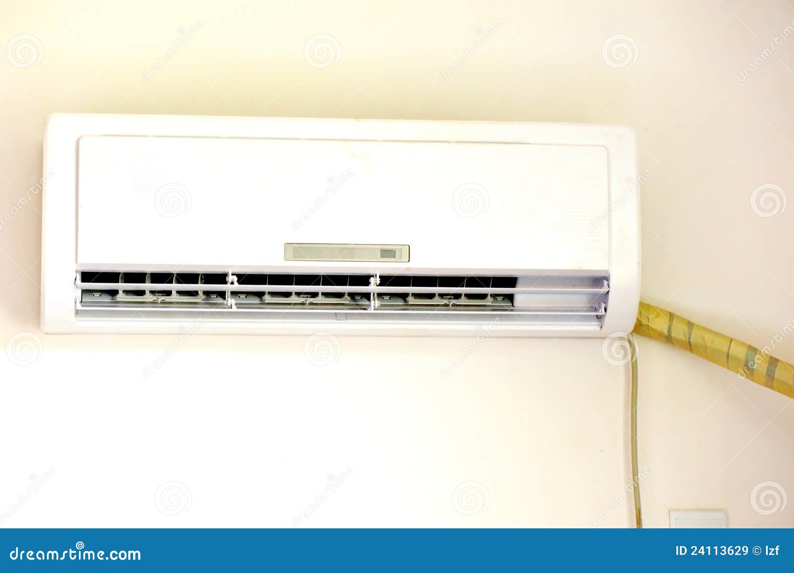 Hanging Type Air Conditioner Stock Image - Image of indoor, outlet ...