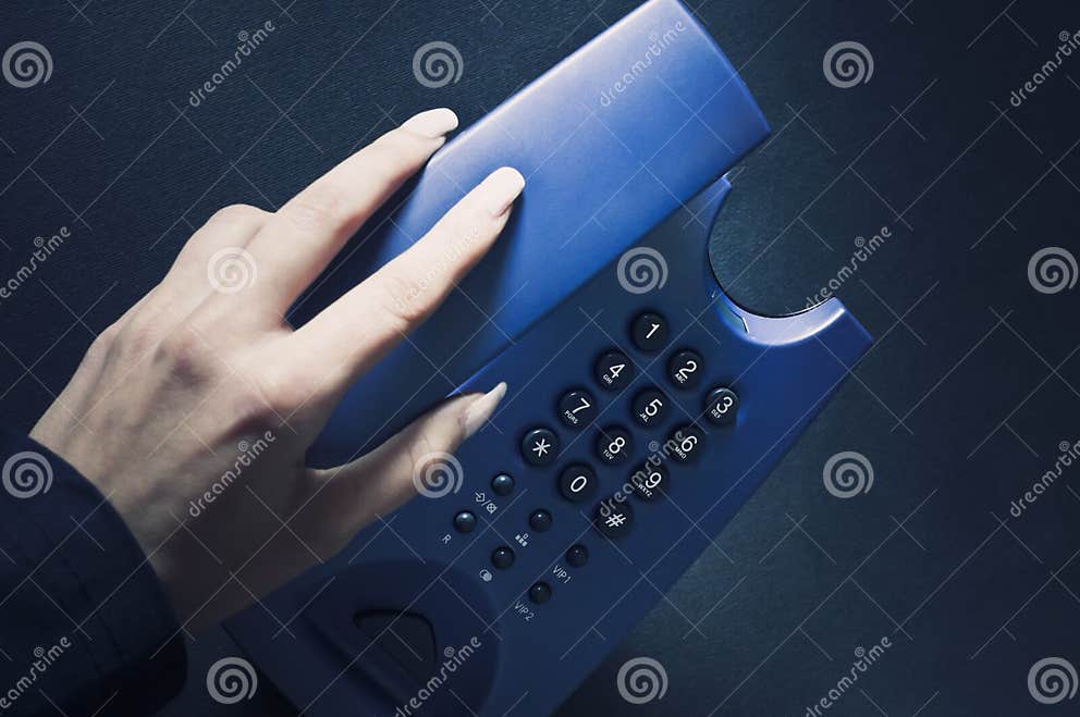Hanging up the phone stock photo. Image of contacting - 22345038