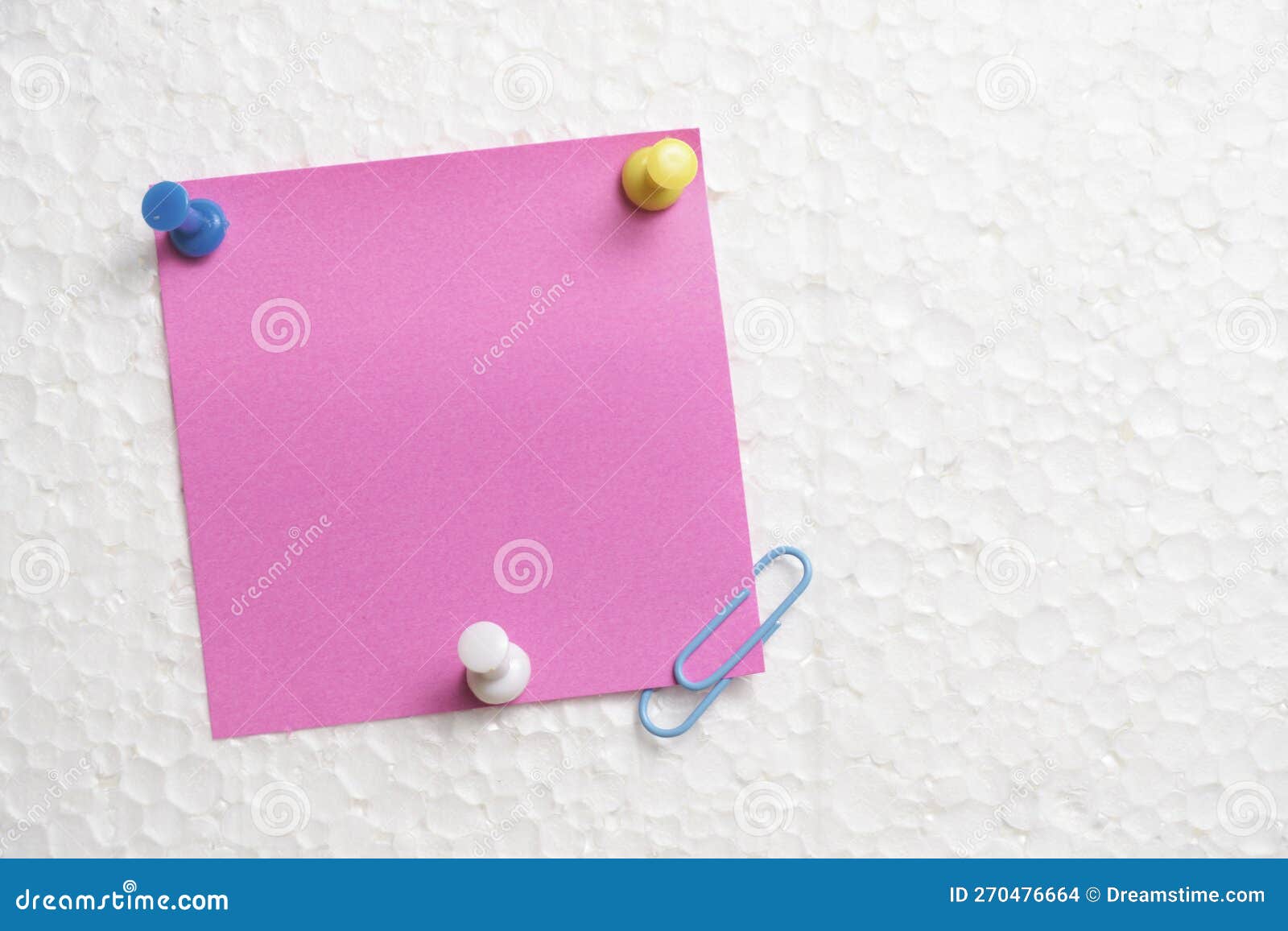 Hanging from Wall with Help Stationery Buttons is Pink Sticker for ...