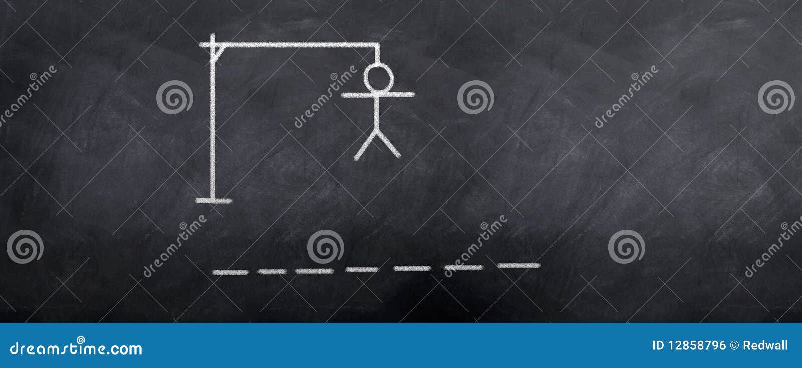 Hangman stock illustration. Illustration of childhood - 12858796