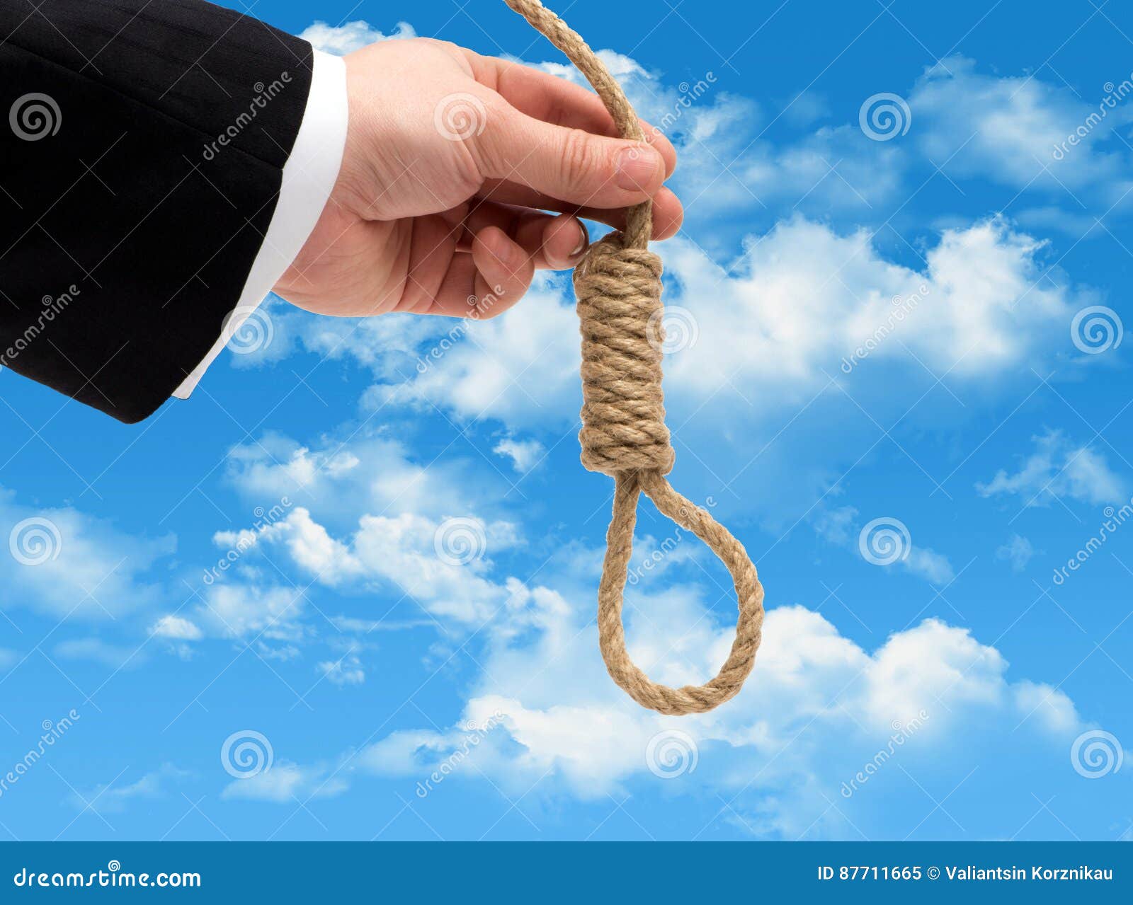 Hangman man in his hand stock image. Image of fall, gallows - 87711665