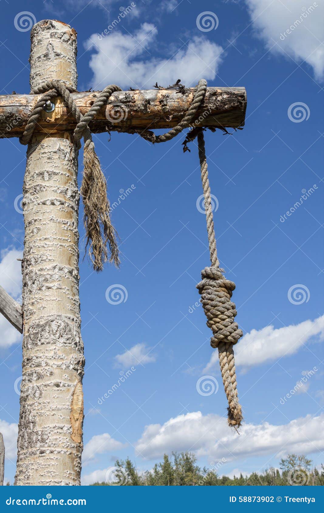 Hangman Noose Stock Photo - Image: 58873902