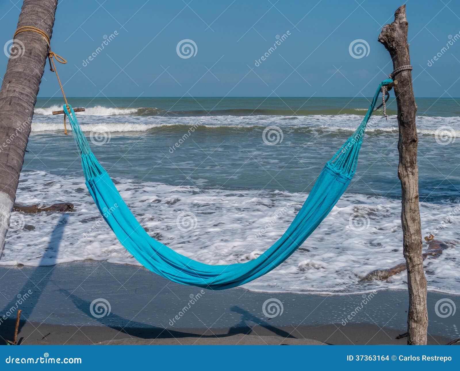 Hangmat stock foto. Image of zonsondergang, mooi, gezichtspunt - 37363164