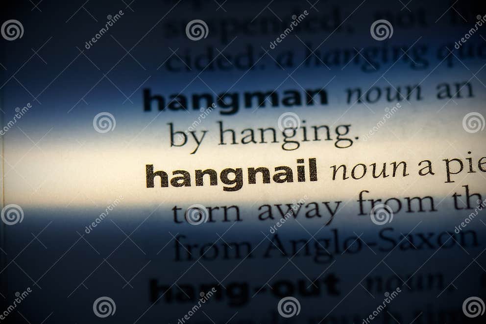 Hangnail stock image. Image of page, text, idea, macro - 161576735