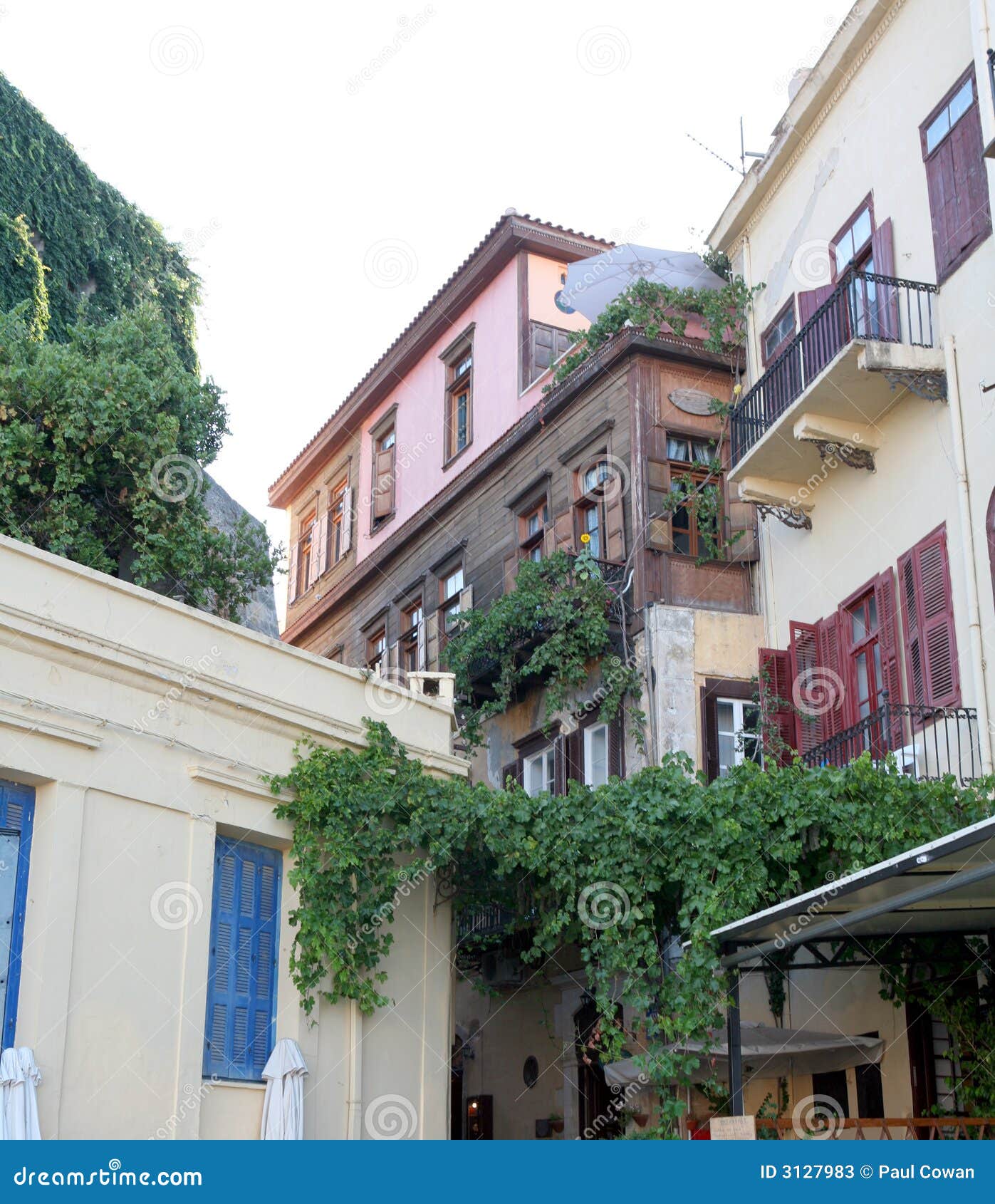 Hania old town stock image. Image of travel, hania, tourist - 3127983