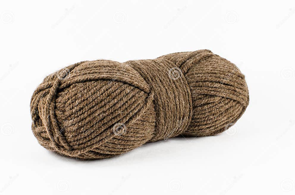 Hank of wool yarn stock photo. Image of isolated, inventory - 46847032