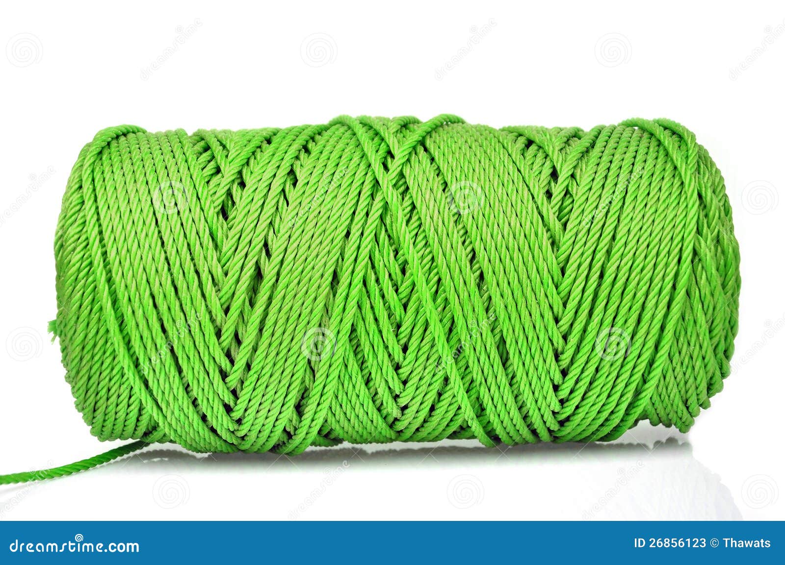 Hank of green rope stock image. Image of rope, hank, hawser - 26856123