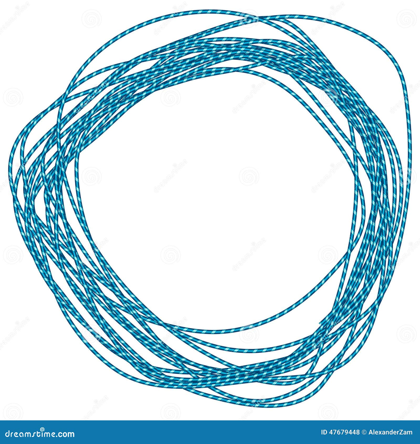 Hank stock vector. Illustration of tier, cord, curve - 47679448