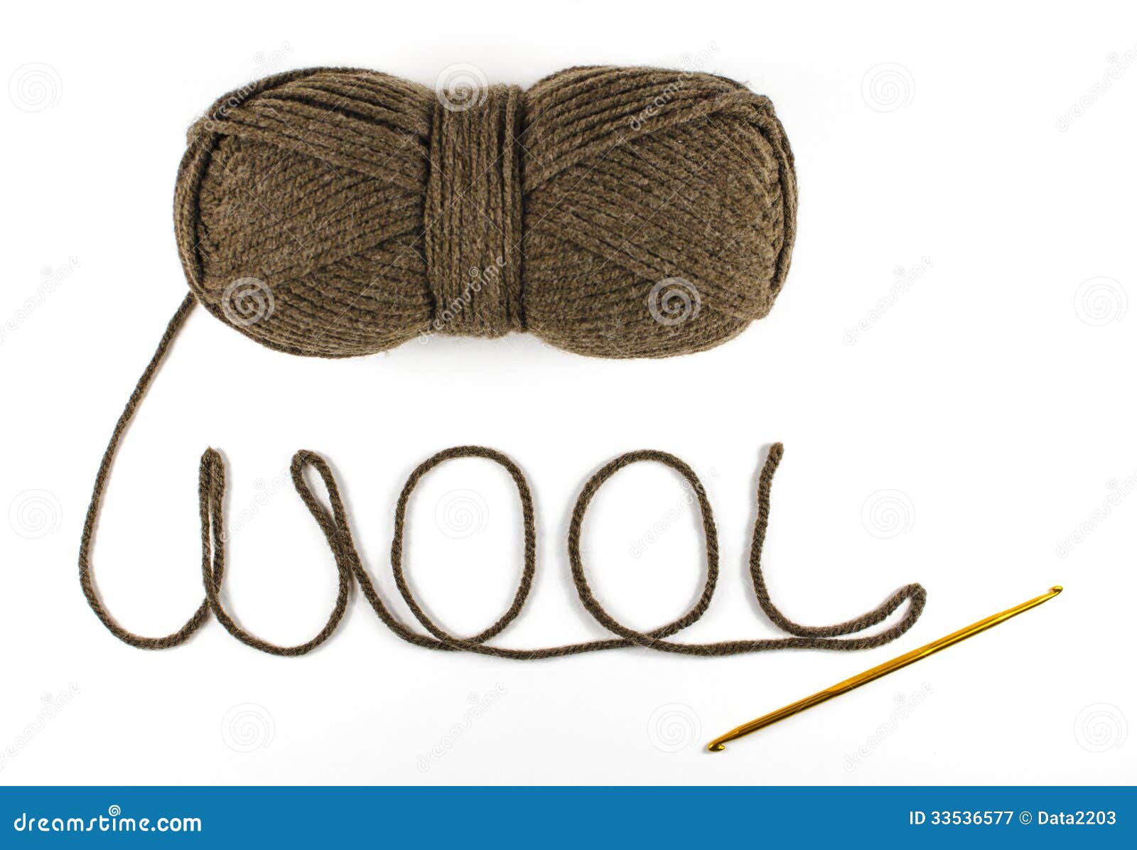 Wool made from wool yarn stock image. Image of crochet - 33536577
