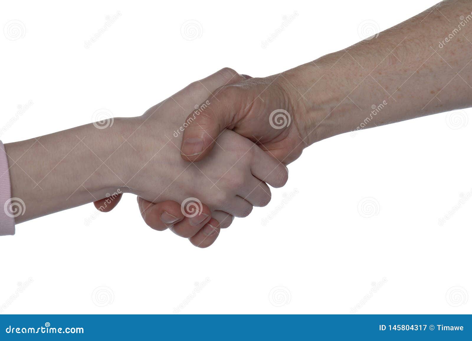 Male and Female Handshake stock image. Image of agreement - 145804317