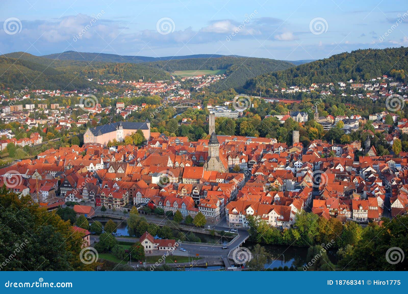Hann. Muenden, Germany stock image. Image of cloud, muenden - 18768341