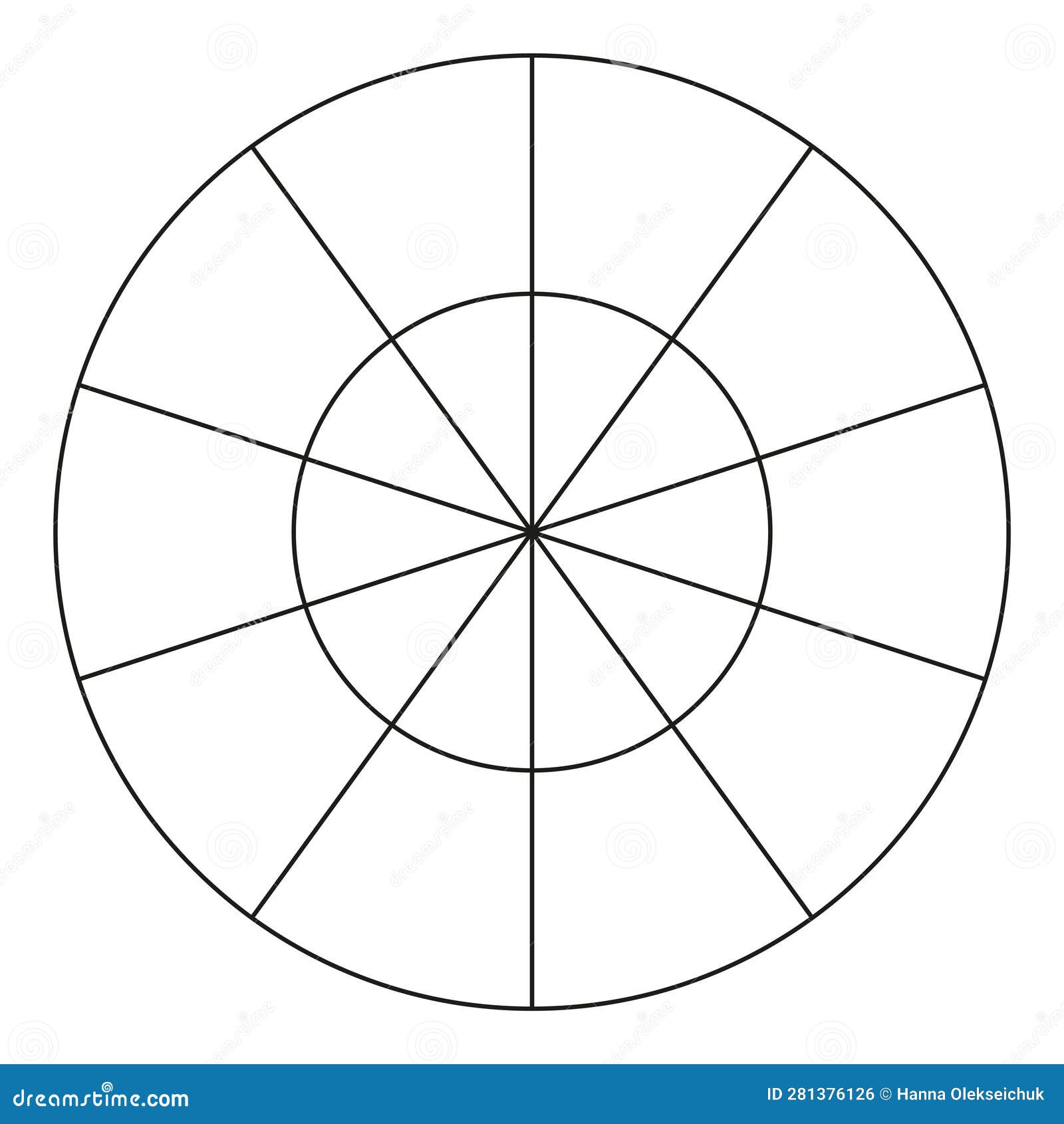 Wheel of Life Template. Simple Coaching Tool for Visualizing All Areas ...