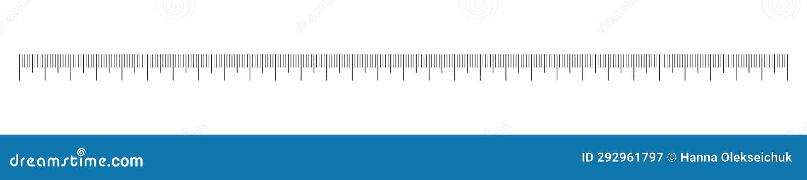 Measuring Chart with 30 Centimeters. Length Measurement Math, Distance ...
