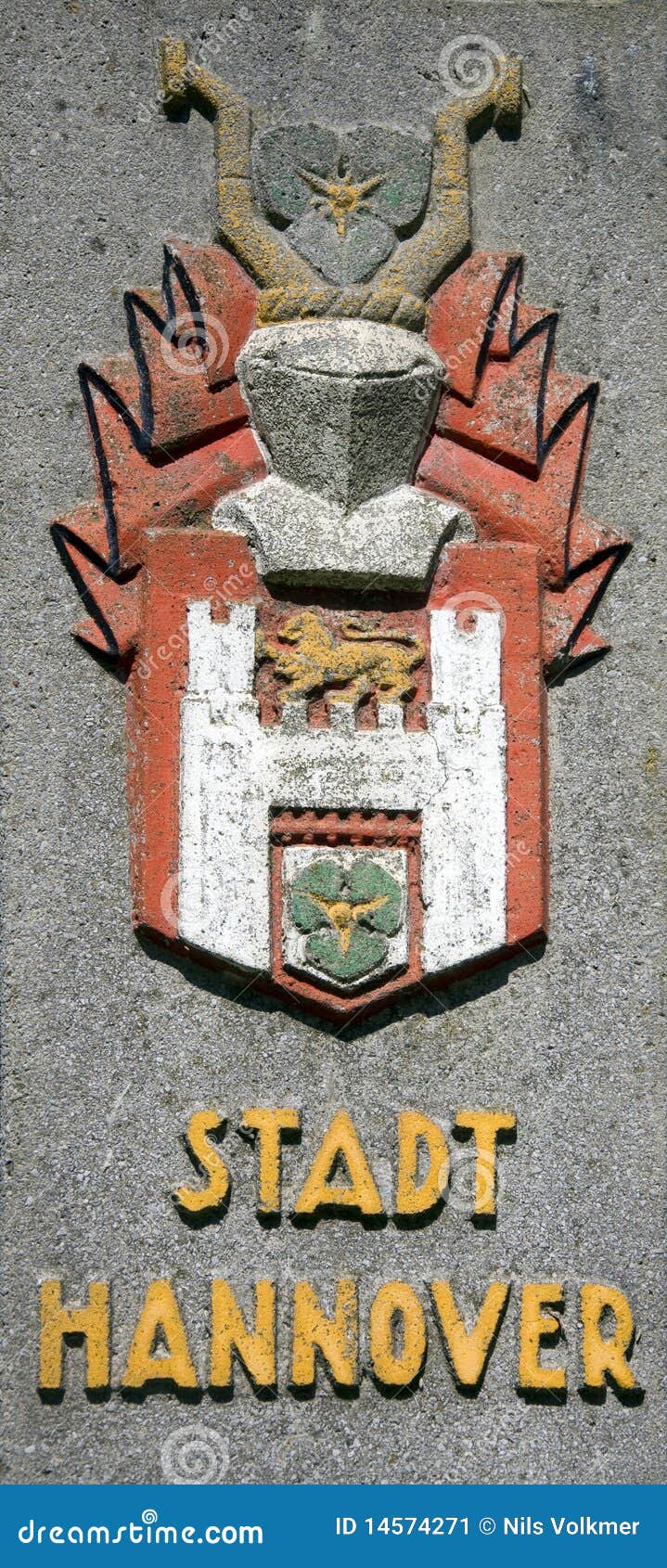 Hannover city sign stock image. Image of street, country - 14574271