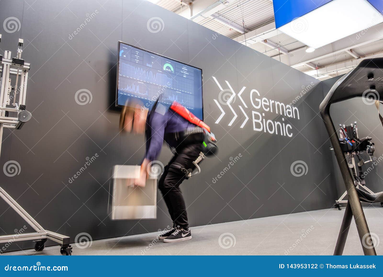 Hannover , Germany - April 02 2019 : German Bionic Presents First Robot ...