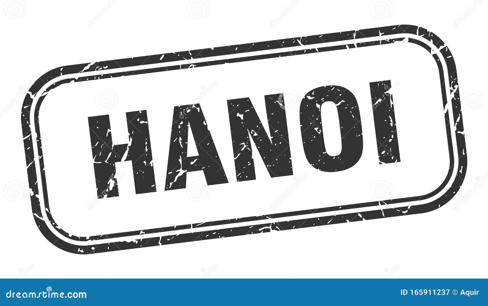 Hanoi Stamp. Hanoi Grunge Isolated Sign Stock Vector - Illustration of ...