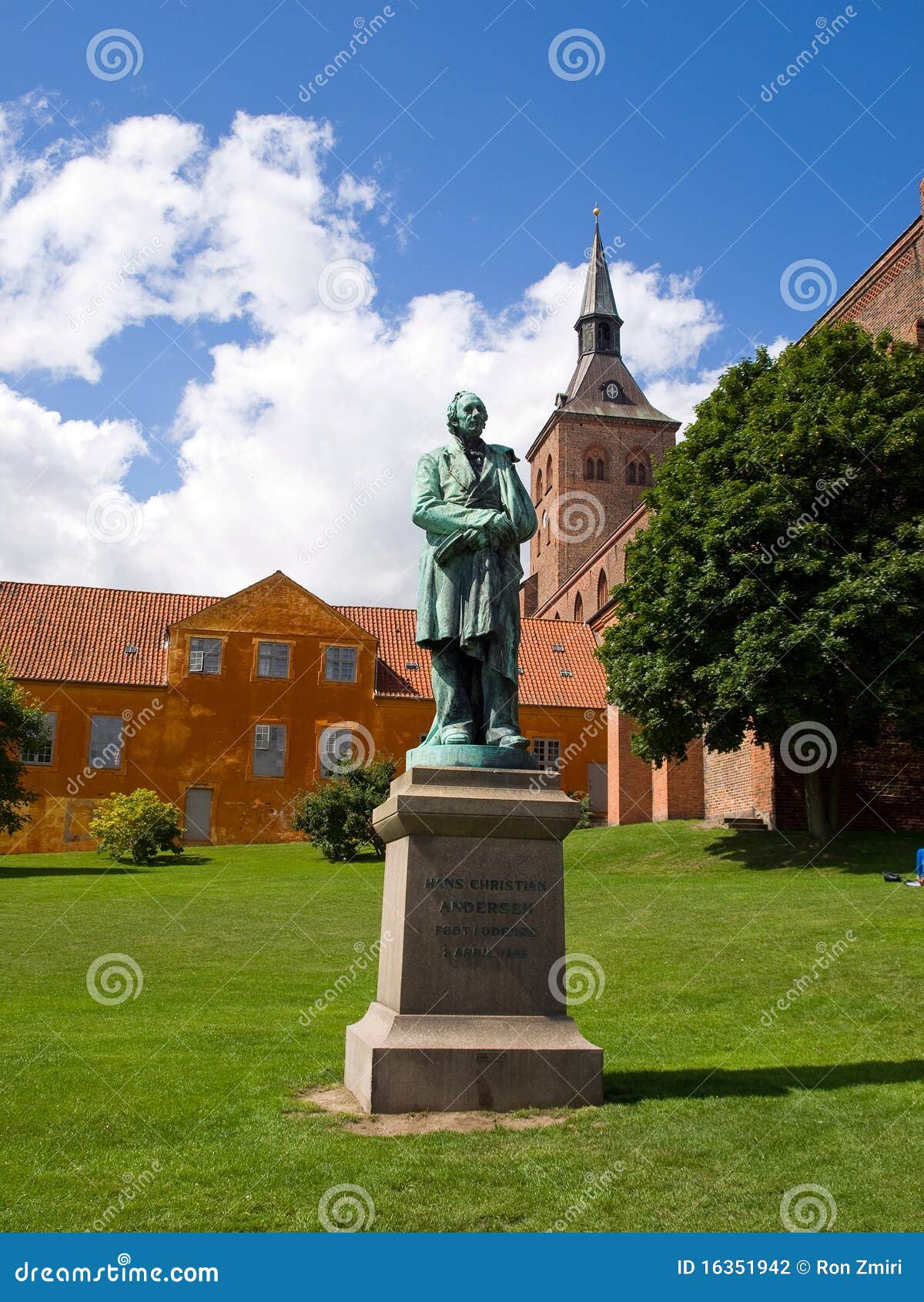 Hans Christian Andersen Odense Denmark Stock Photo - Image of fashioned ...