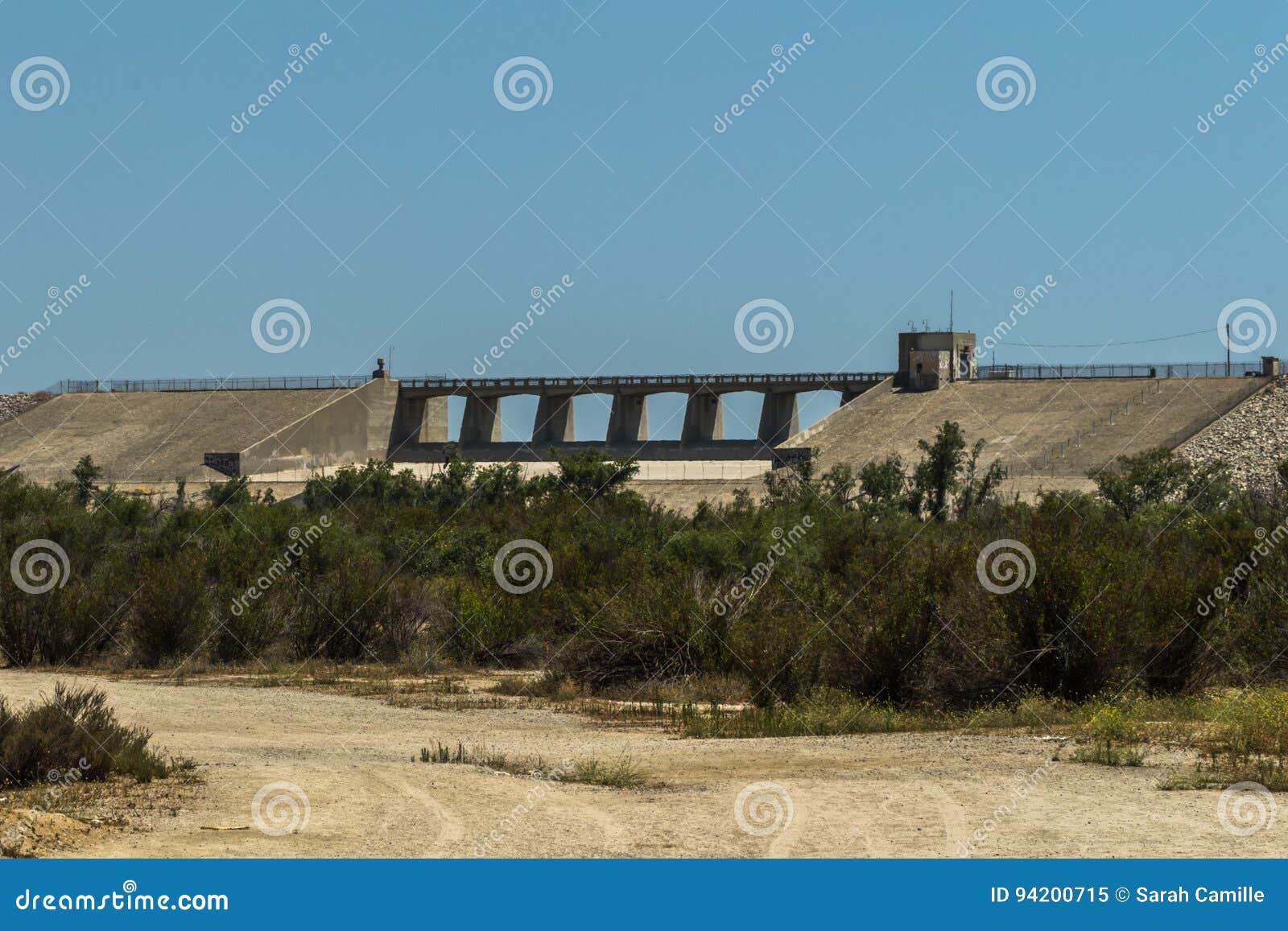 Hansen Dam Trail stock image. Image of environment, blue - 94200715