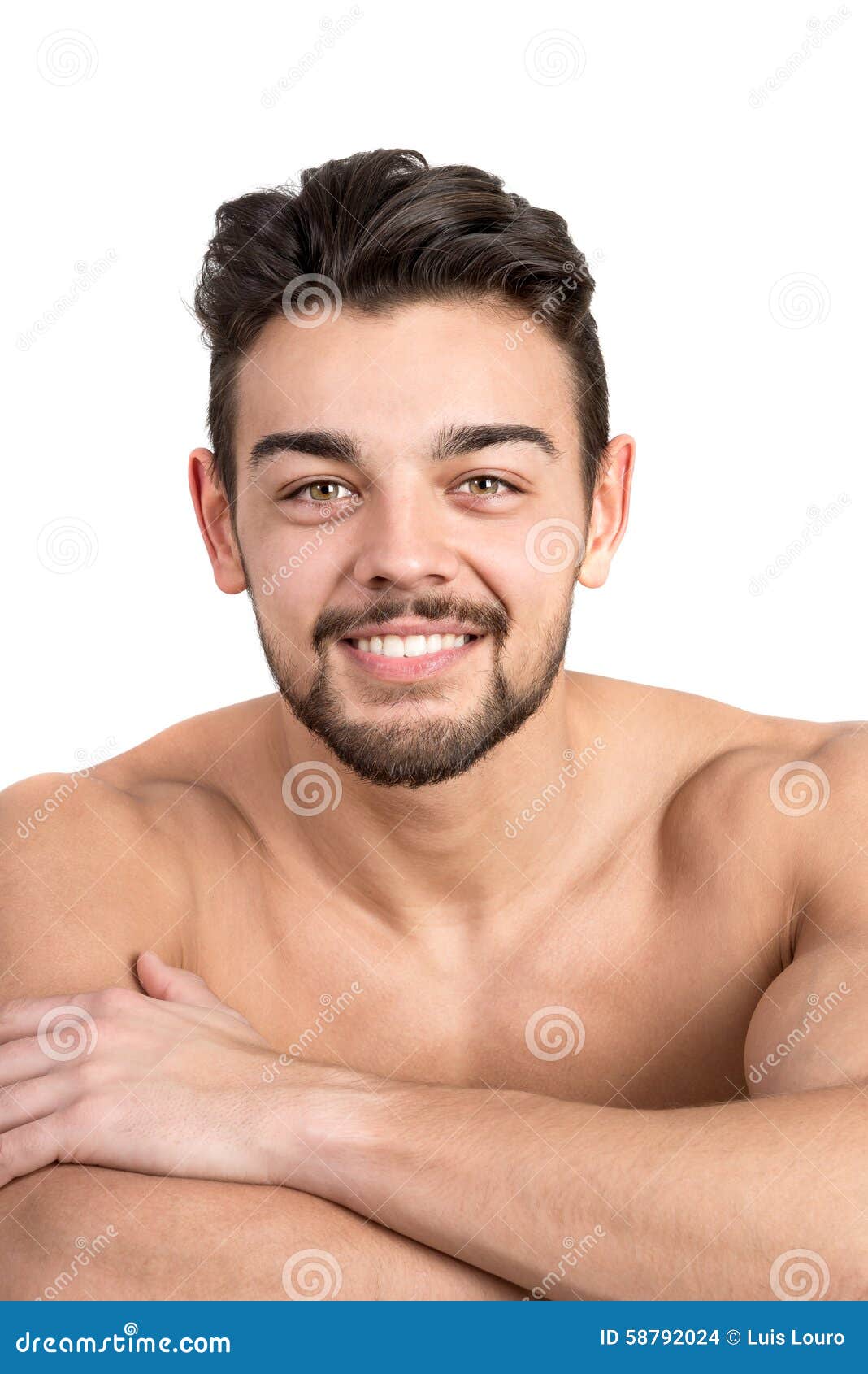 Hansome man stock photo. Image of glamour, eyes, young - 58792024