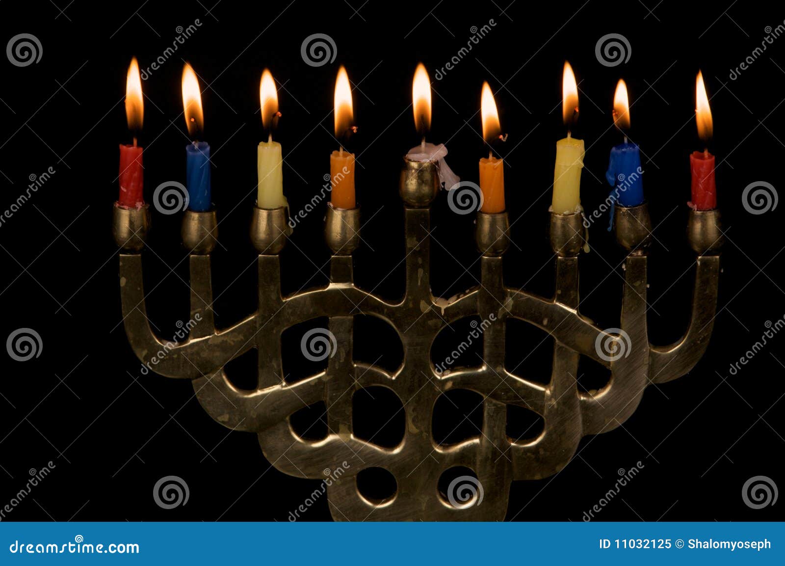 Hanukah Menorah stock image. Image of menorah, festival - 11032125